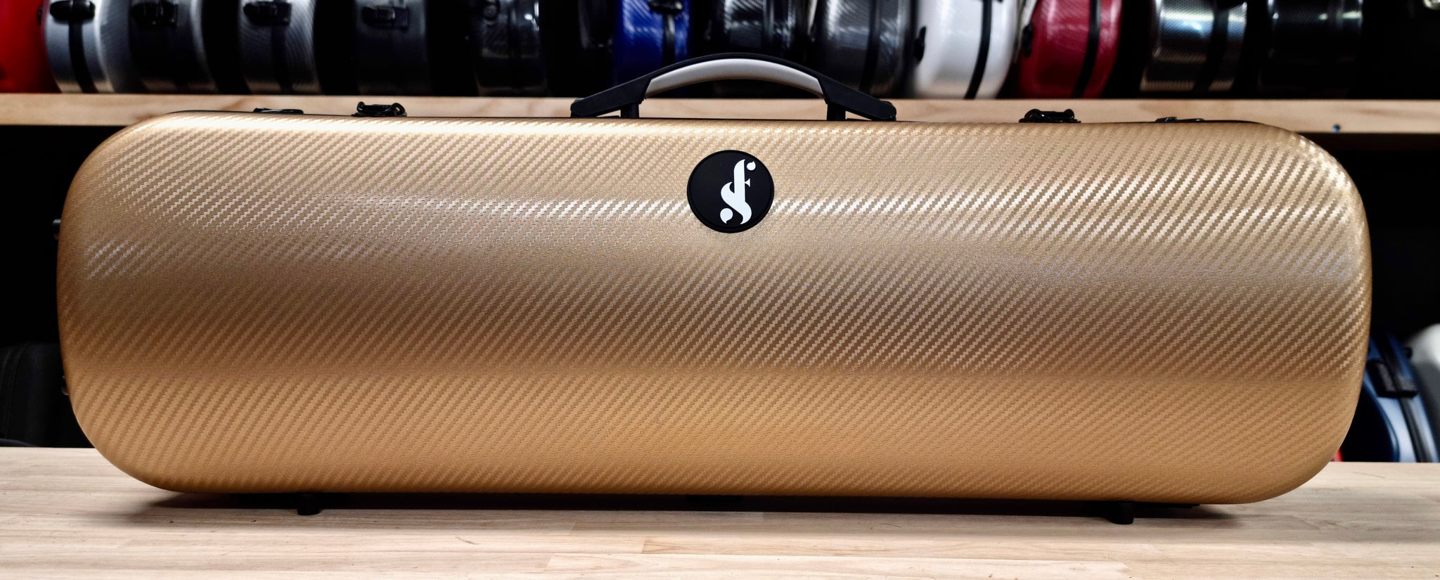 FS Oblong Violin Hard Case - Gold