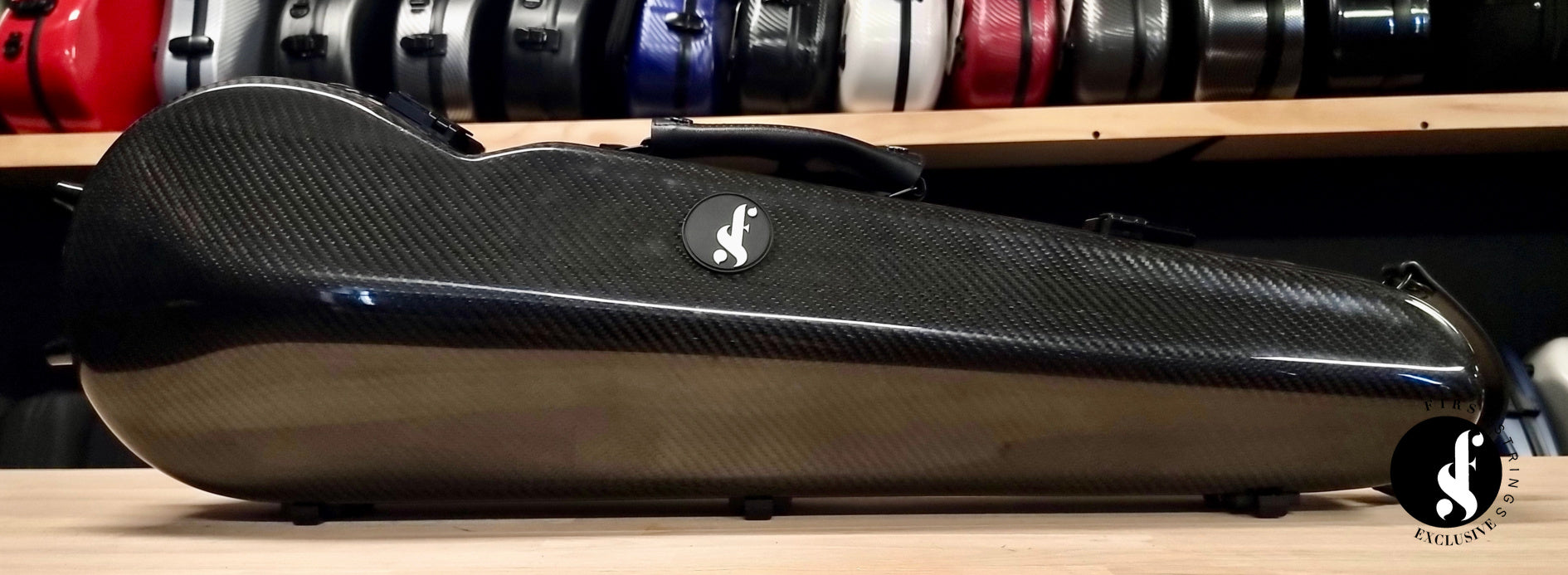 FS Carbon Fibre Violin Case- Black Carbon
